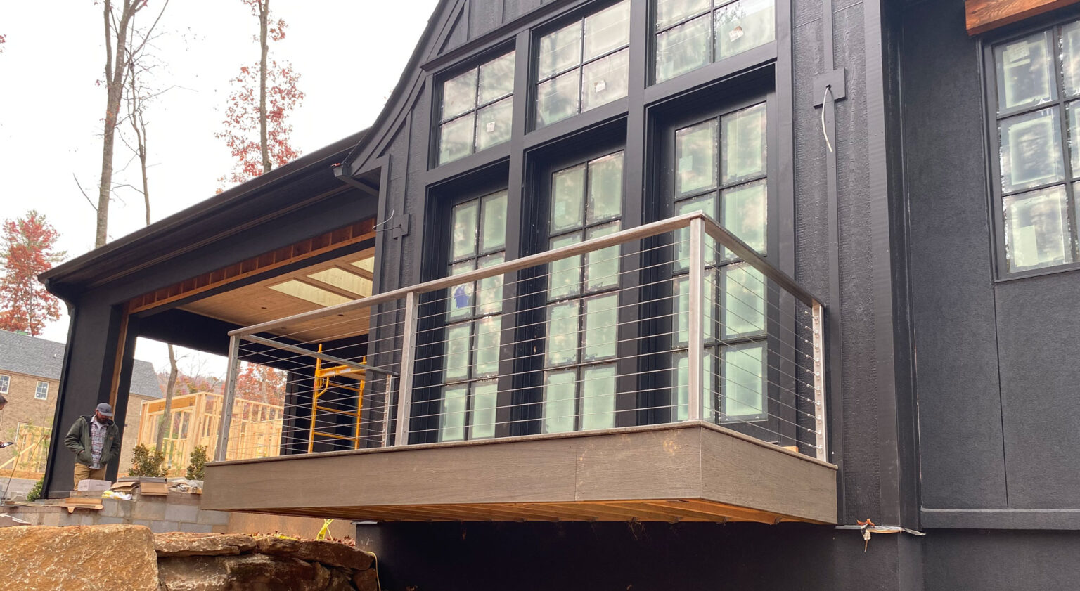 Glass and Aluminum Hand Railing - Blue Ridge Aluminum Co.